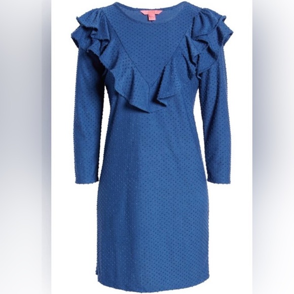 Lilly Pulitzer | Dresses | Lilly Pulitzer Pheby Dress Oyster Bay Navy ...